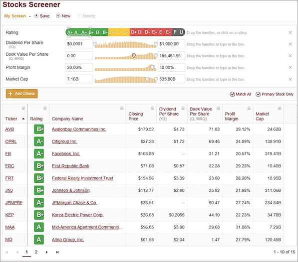How to Use the Screener - Overview - Grey House & Weiss